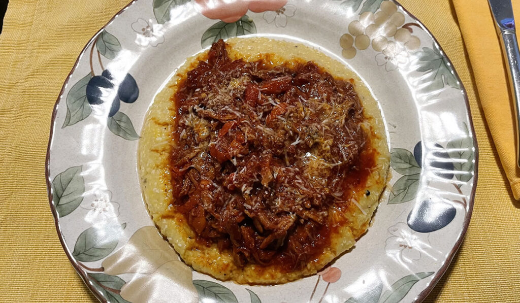 Braised Beef and Polenta - Tim & Victor's Totally Joyous Recipes