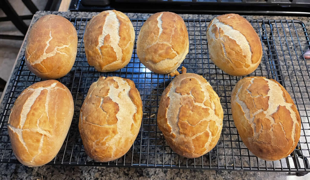 Dutch Crunch Rolls - Tim & Victor's Totally Joyous Recipes